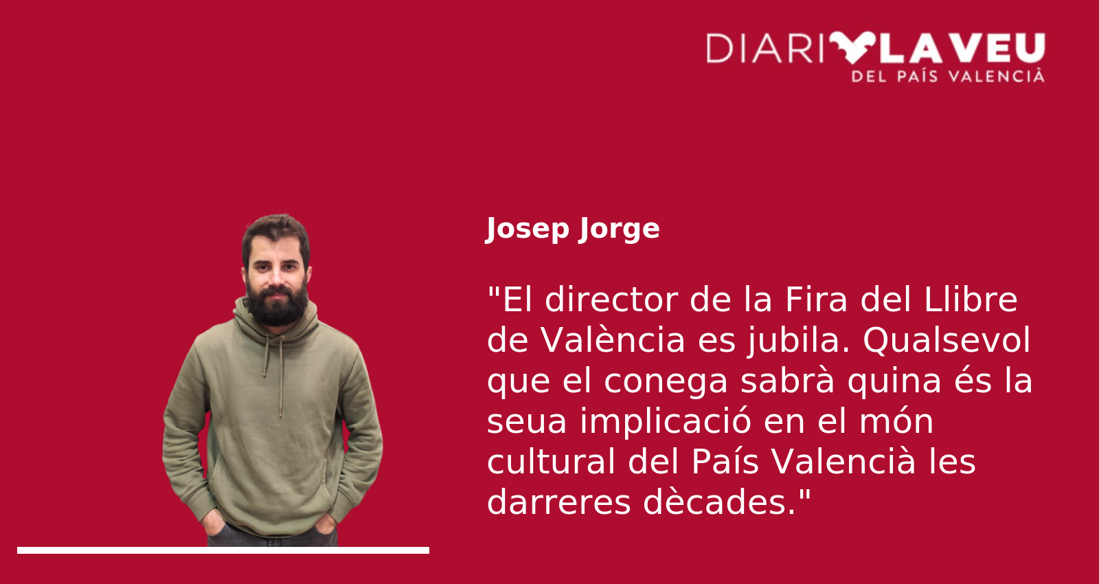 Manolo Gil Desco es jubila de la Fira del Llibre de València