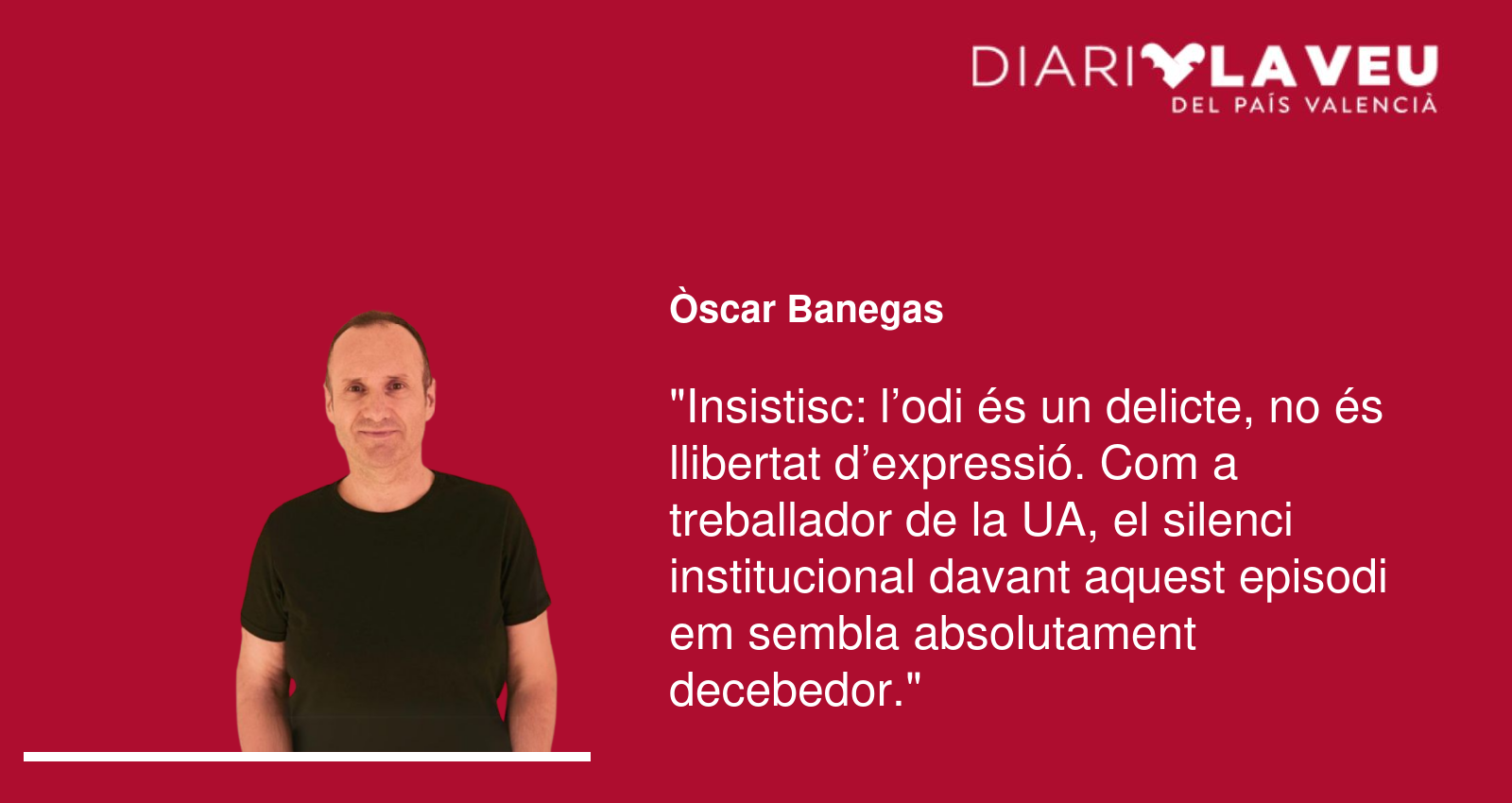 Vito Quiles i el seu discurs d'odi a la Universitat d'Alacant